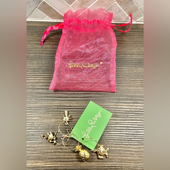 Lilly Pulitzer | Dining | Nwt Lilly Pulitzer Wine Glass Charms | Poshmark